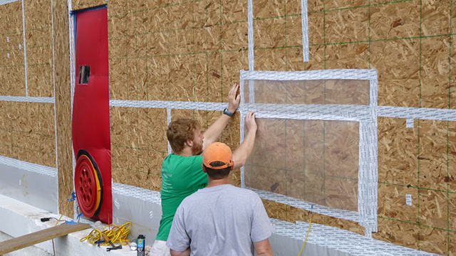 OSB as an Air Barrier | Scranton Passive House